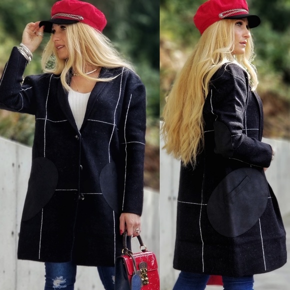 MODA ME COUTURE | Jackets & Coats | City Chic Grid Coat | Poshmark